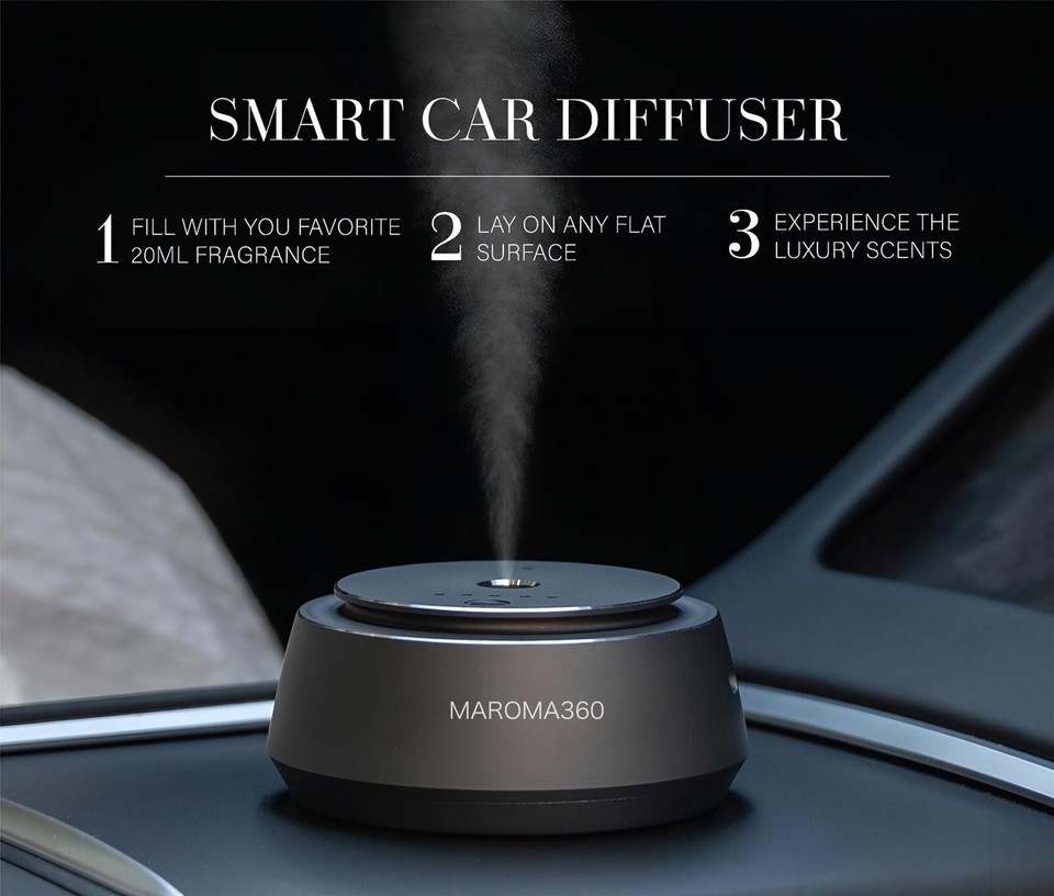Smart Car/Boat Diffuser Aroma360 W/ Ultrasonic Fragrance Scent ...