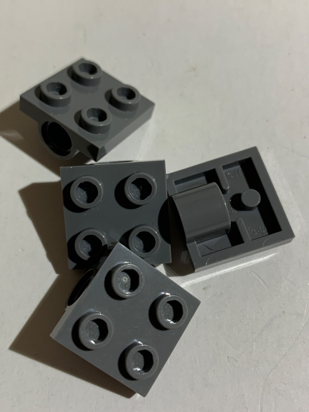 LEGO Parts 2444 / 10247 (4pcs) Plate, Modified 2 x 2 w Pin Hole Choose ...