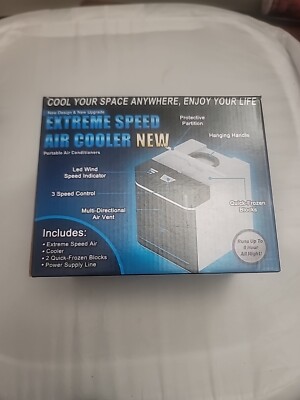 EXTREME SPEED AIR COOLER 2X COOLING POWER PORTABLE AIR CONDITIONER | eBay