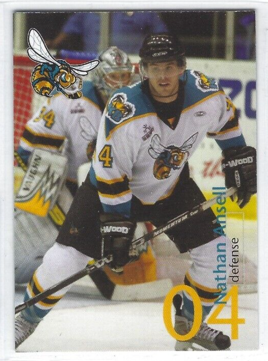 2008-09 Rio Grande Valley Killer Bees (CHL) Nathan Ansell | eBay