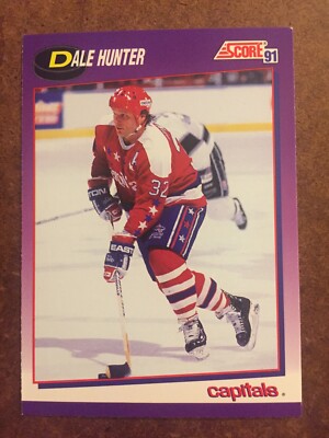Dale Hunter 56 Score 1991 NHL Hockey Trading Card | eBay