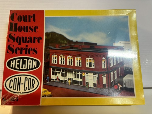 Heljan Con-Cor HO Court House Square Series Crooksville Bank Block NEW ...