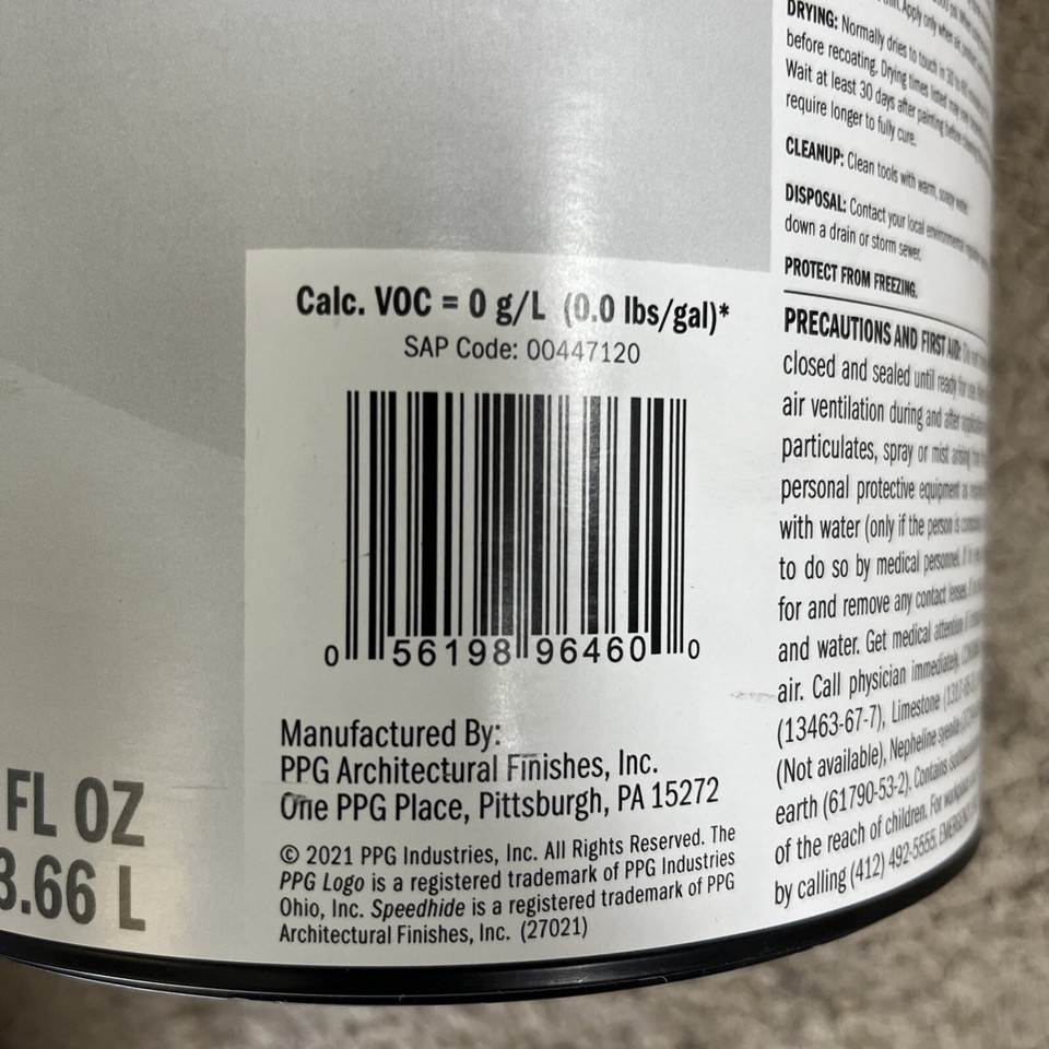PPG PAINTS SPEEDHIDE ZERO 6-5110/01 (2PK) | eBay