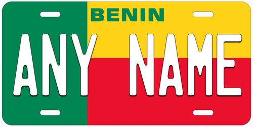 Benin Flag Any Name Personalized Novelty Car License Plate | eBay