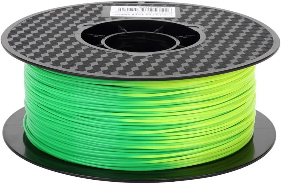 Color Change PLA Filament Green to Yellow PLA Filament 1.75 Mm 1KG ...