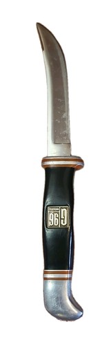 Vintage Japanese G96 Brand Fixed Blade Knife Model 910 Black Rust Proof ...