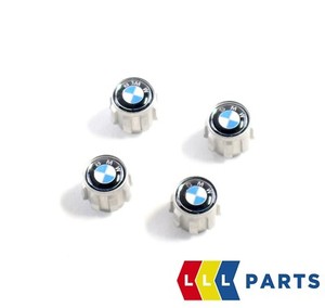 BMW NEW GENUINE EMBLEM TIRE VALVE CAP DUST COVER SET 4 PCS 36122447401 ...
