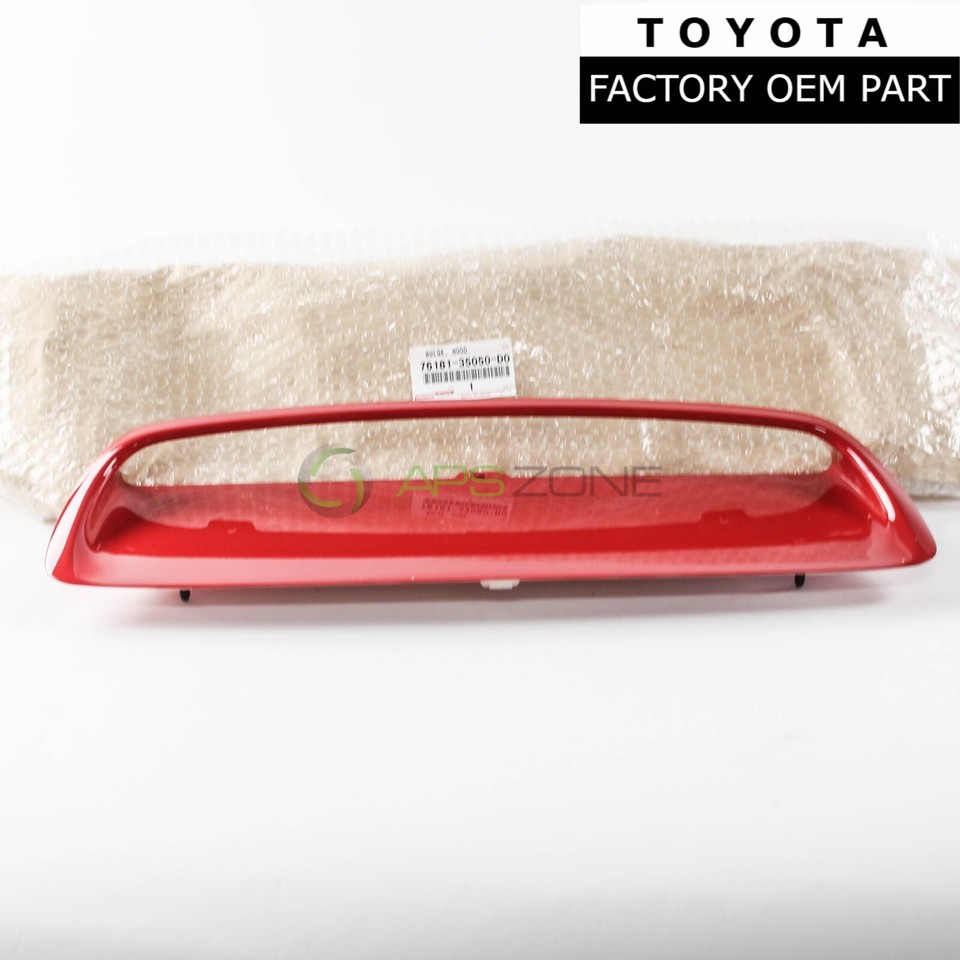 GENUINE TOYOTA TACOMA 2005-2008 HOOD BULGE RADIANT RED 3L5 OEM 76181 ...