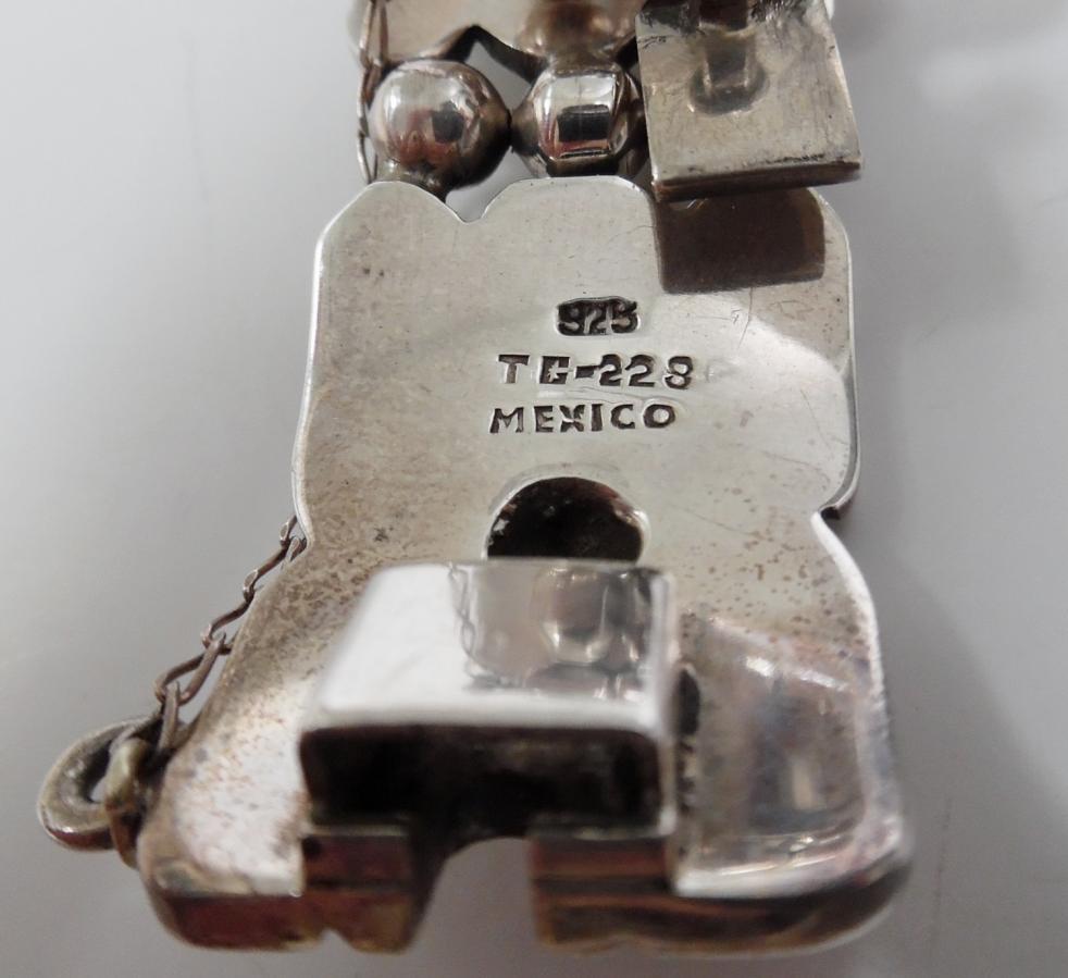 Vintage Signed 925 Taxco Mexico TC-229 Sterling Silve… - Gem
