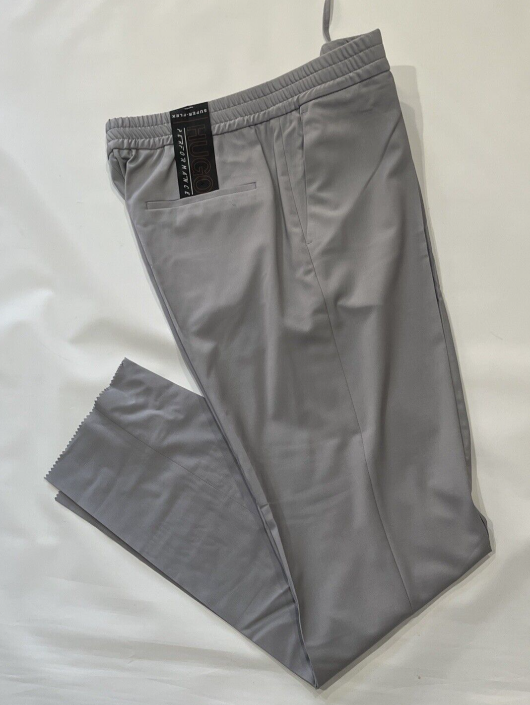 Hugo Boss men's Howard Tailored Wool Blend Drawstring Jogger Pants -sz ...