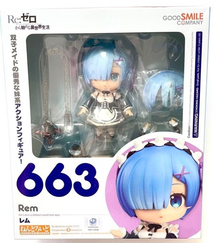 Nendoroid 663 Re:ZERO -Starting Life in Another World- Rem Figure NEW ...