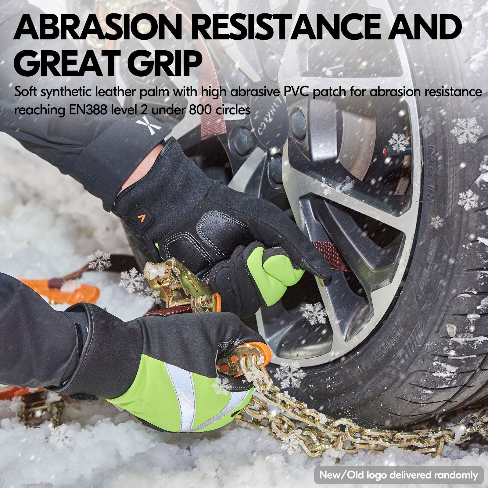 Vgo 1/2Pairs -4℉ Lined Touchscreen Waterproof Winter Work Gloves ...