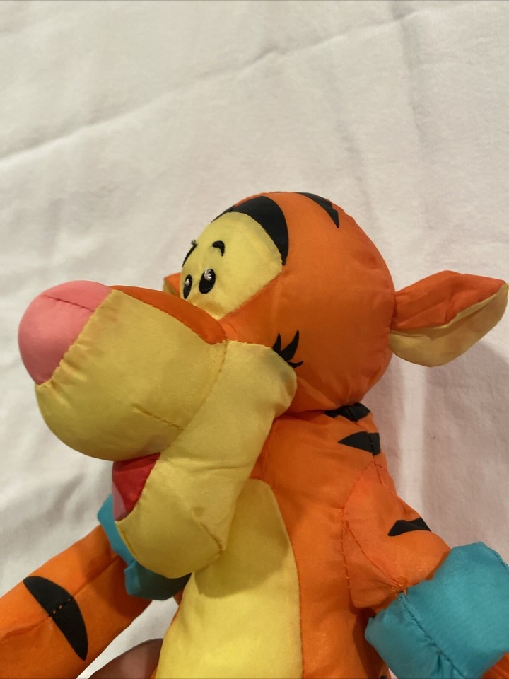 VTG Bath Time Disney Winne the Pooh TIGGER Plush Pool Water Nylon ...