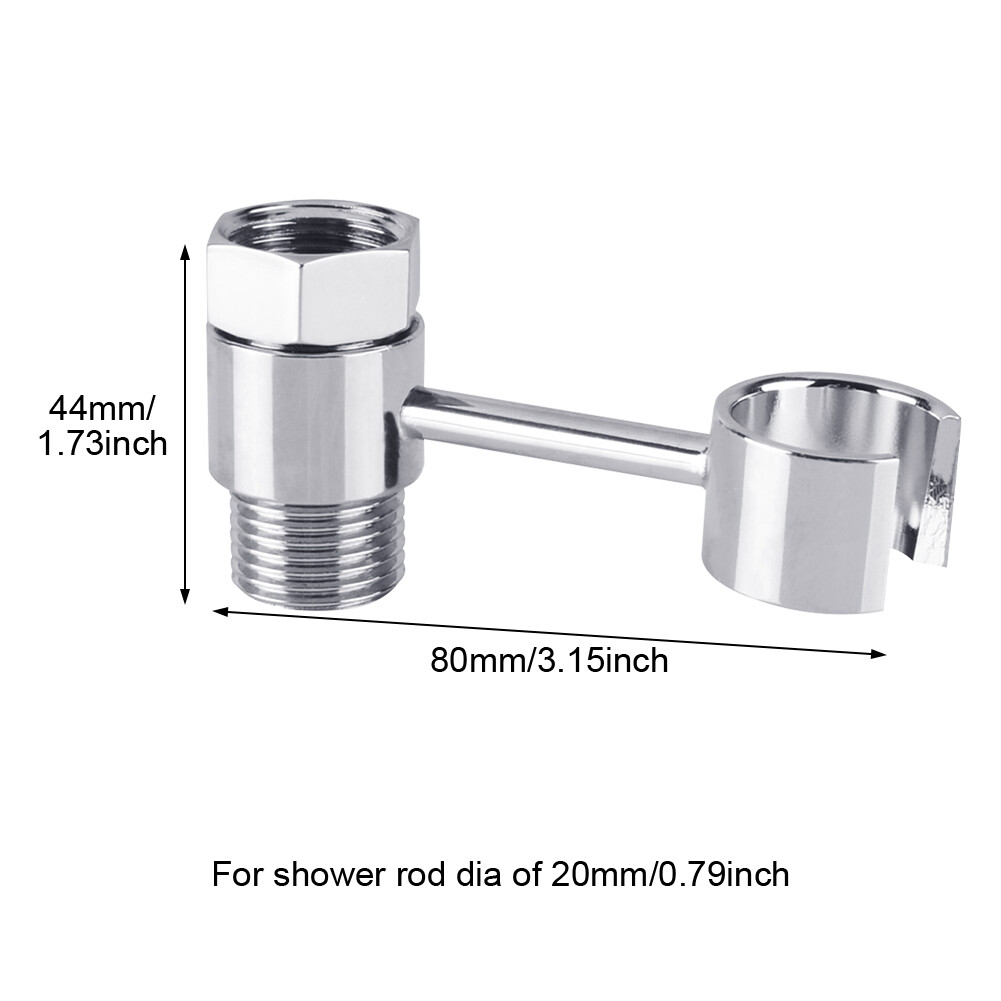 For Bathroom 360 Degree Rotatable Shower Head Holder Universal Sprayer ...