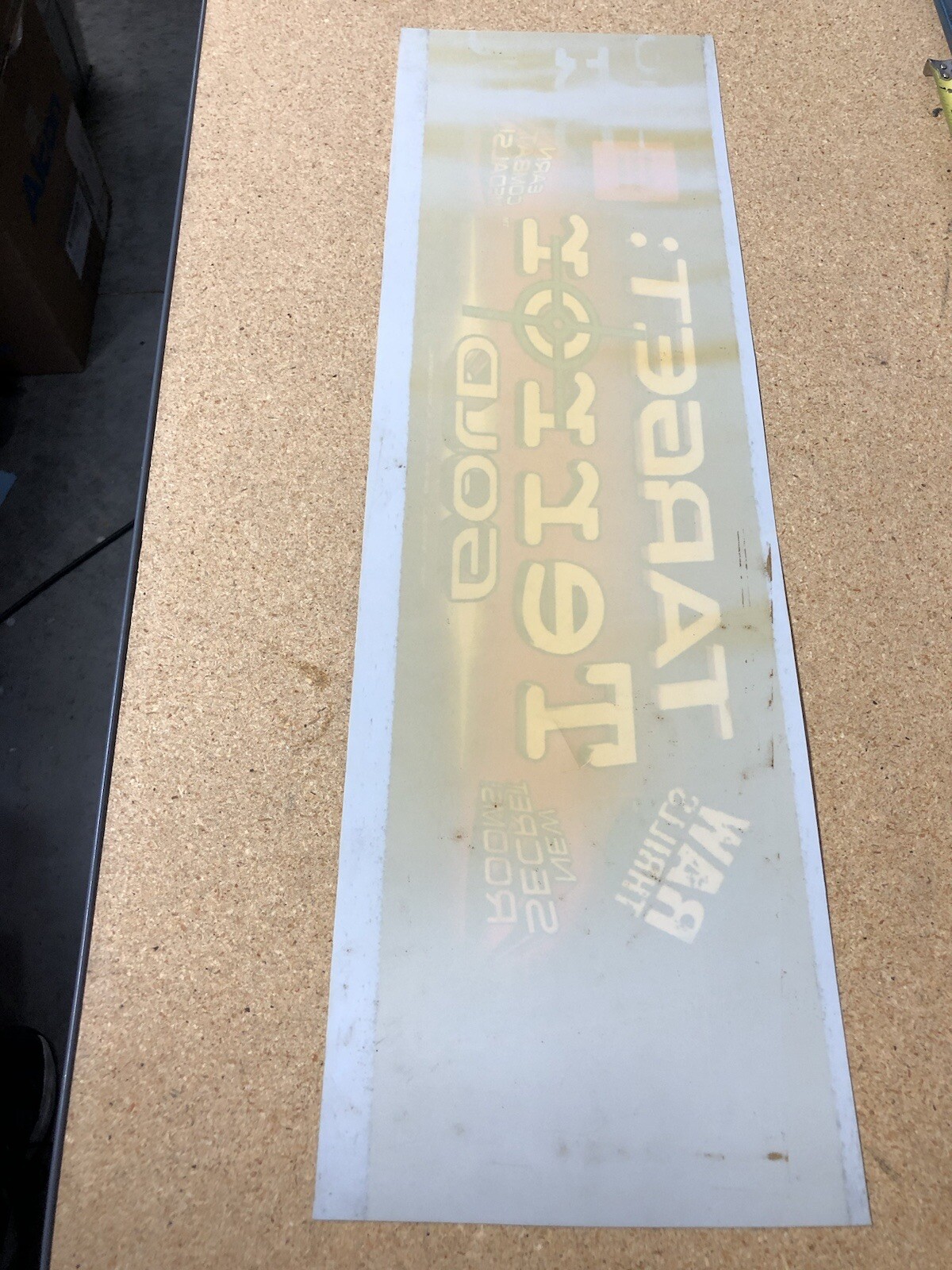 Target Terror Gold Header Marquee Video Arcade Game ***** | eBay