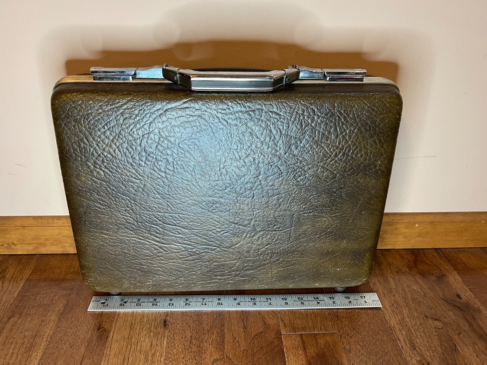 Vintage American Tourister Escort briefcase hard shell brown suitcase ...
