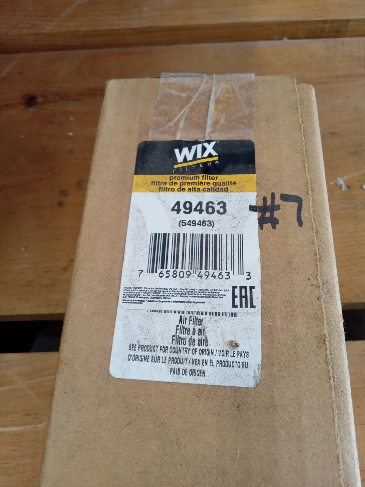 Air Filter Wix 49463 for sale online | eBay