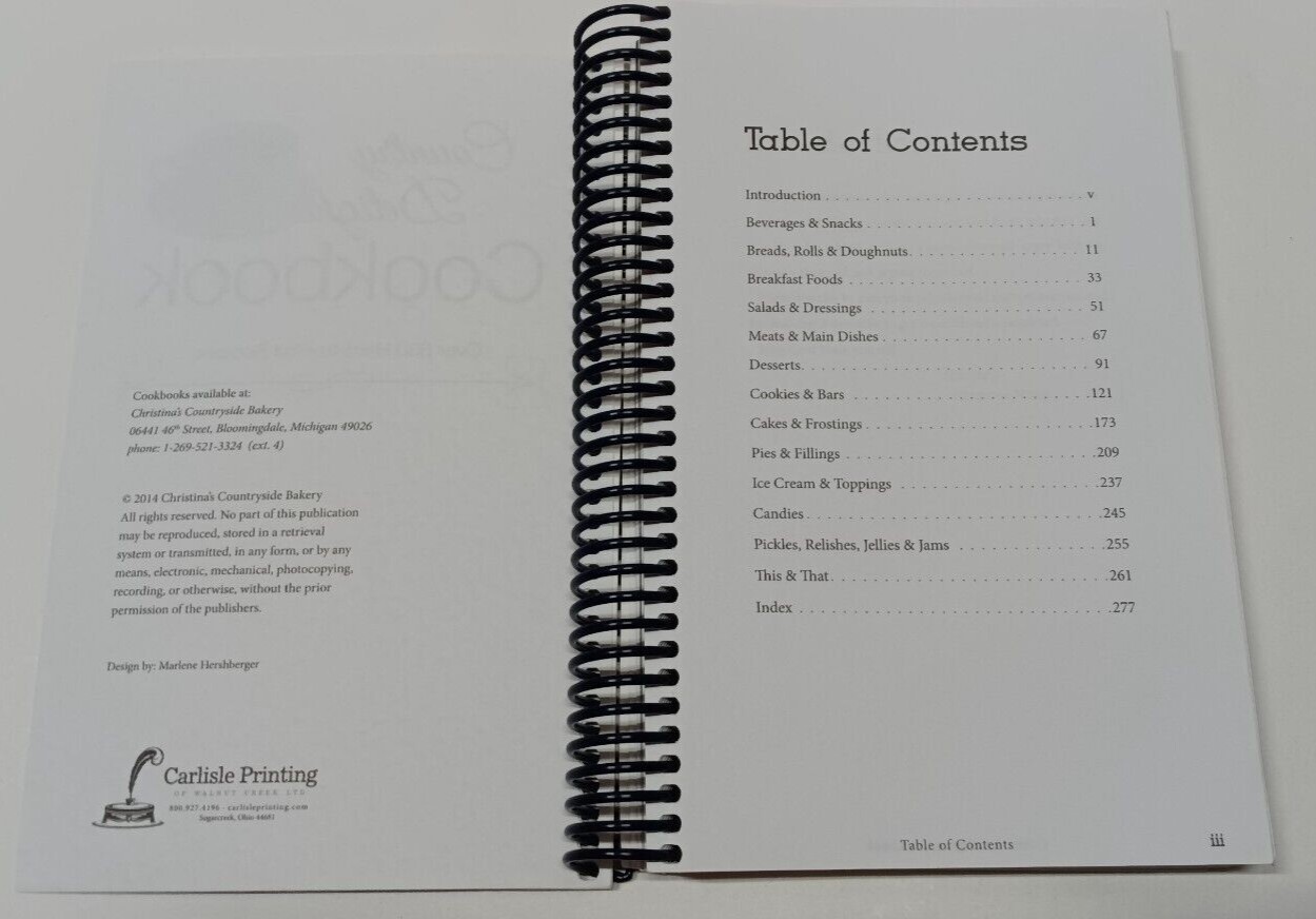 Country Delights Cookbook by Christina's Countryside Bakery - 2014 - LN ...