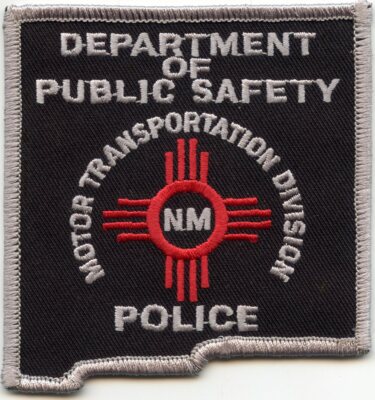 NEW MEXICO NM STATE Shape Shaped DPS MOTOR TRANSPORTATION DIVISION ...