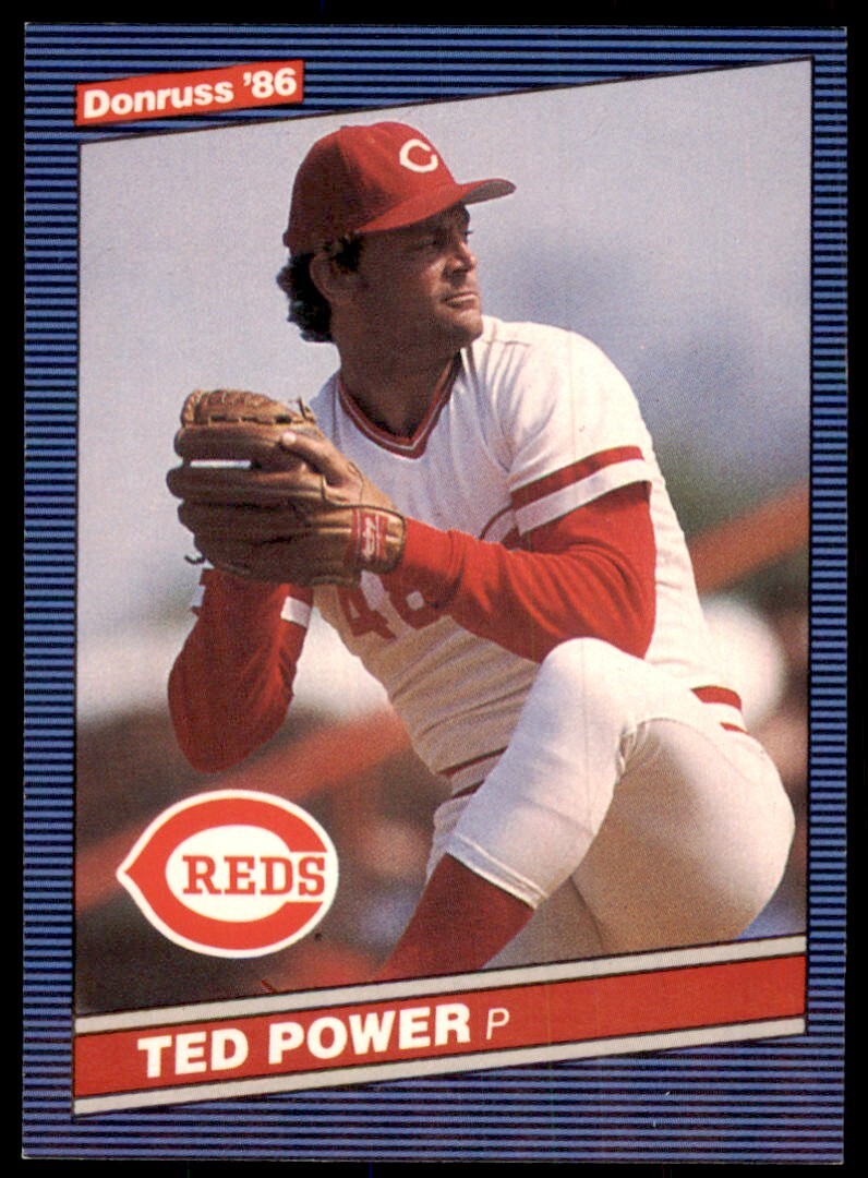 1986 Donruss Ted Power A Baseball Cards #408 | eBay
