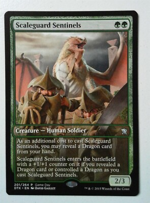 Scaleguard Sentinels *Full Art Game Day Promo* Magic MtG x1 SP | eBay