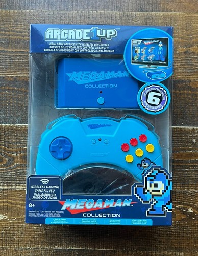 Arcade1Up Wireless Plug & Play Mega Man Collection Set 1-6 Arcade 1Up ...
