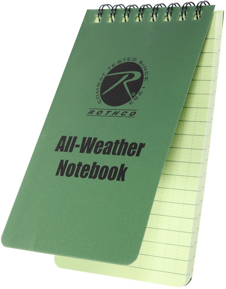 Waterproof Spiral Notebook All Weather Paper Outdoor Rain Notepad | eBay
