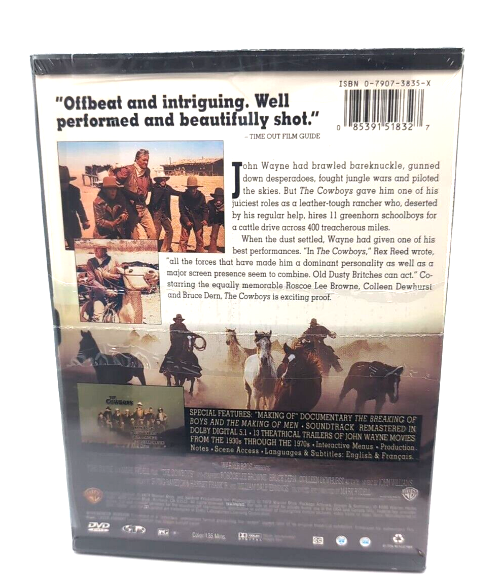 The Cowboys DVD 1998 John Wayne Mark Rydell Western Snapcase | eBay