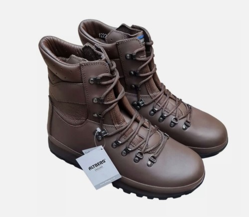 Altberg Defender Mens Combat Boots High-Liability 11L Brown New Wide ...