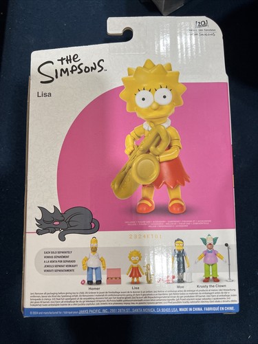 The Simpsons Wave 2 Lisa Simpson 5" Scale Figure Jakks Pacific | eBay
