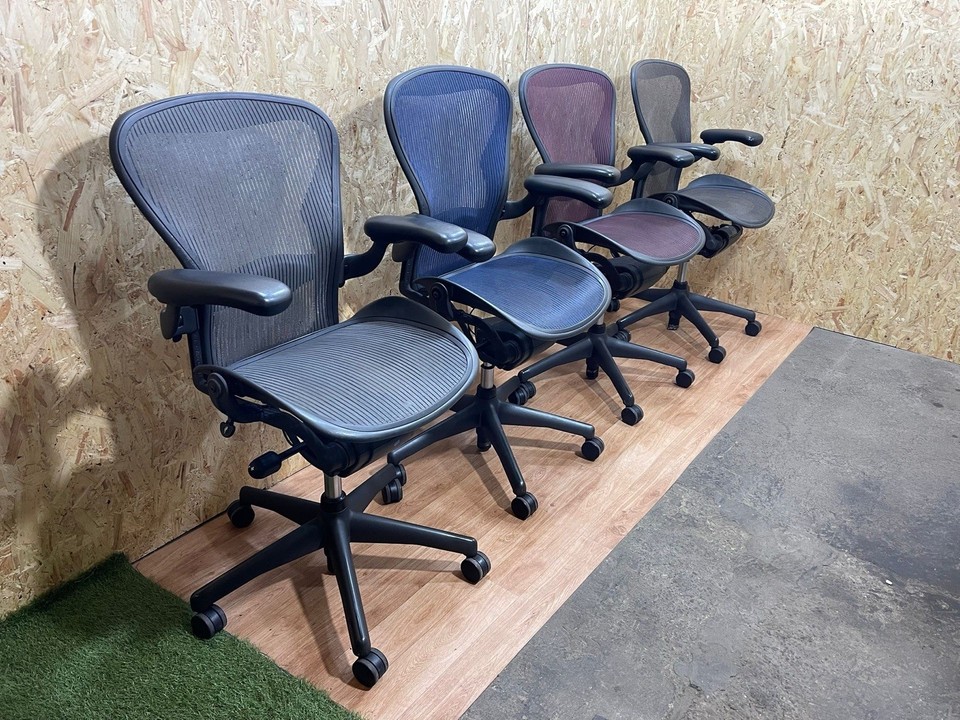 Herman Miller Aeron Forward Tilt Ergonomic Design Chair Size B Fully ...