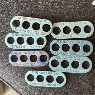 Aluminum 4 Hole Oval Bracket Stamped Nissen Trampoline Co. Cedar Rapids ...