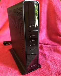 Technicolor TC8305C Router Modem WIFI protected Setup Power Supply Only ...