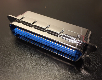 Low Profile Active SCSI Terminator Stylish Silver 50-Pin C50 Data Mate ...