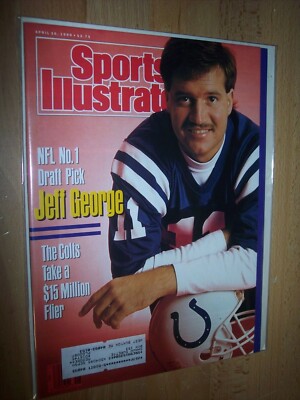 Sports Illustrated Jeff George NFL No. 1 Draft Pick April 30 1990 | eBay