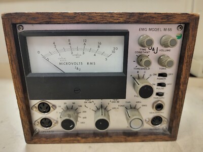 J & J Enterprises Microvolts RMS EMG Model M-55 Meter | eBay