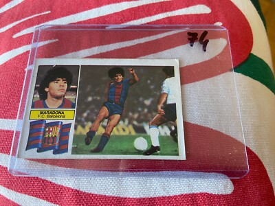 1982 Diego Armando Maradona Rookie Barcelona # 6 Fichajes Ediciones ...