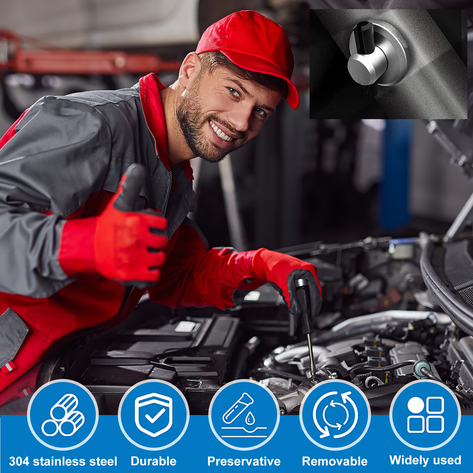 420Pcs Cotter Pin Assortment Kit Split Pin Fastener Clips Set Straight ...