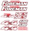 Honda Foreman 400 450 S ES 4x4 OEM Decal Emblem Sticker Kit forman ATV ...