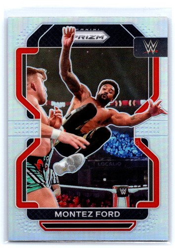 2022 PANINI PRIZM WWE SILVER PRIZM PARALLEL #125 MONTEZ FORD RAW | eBay