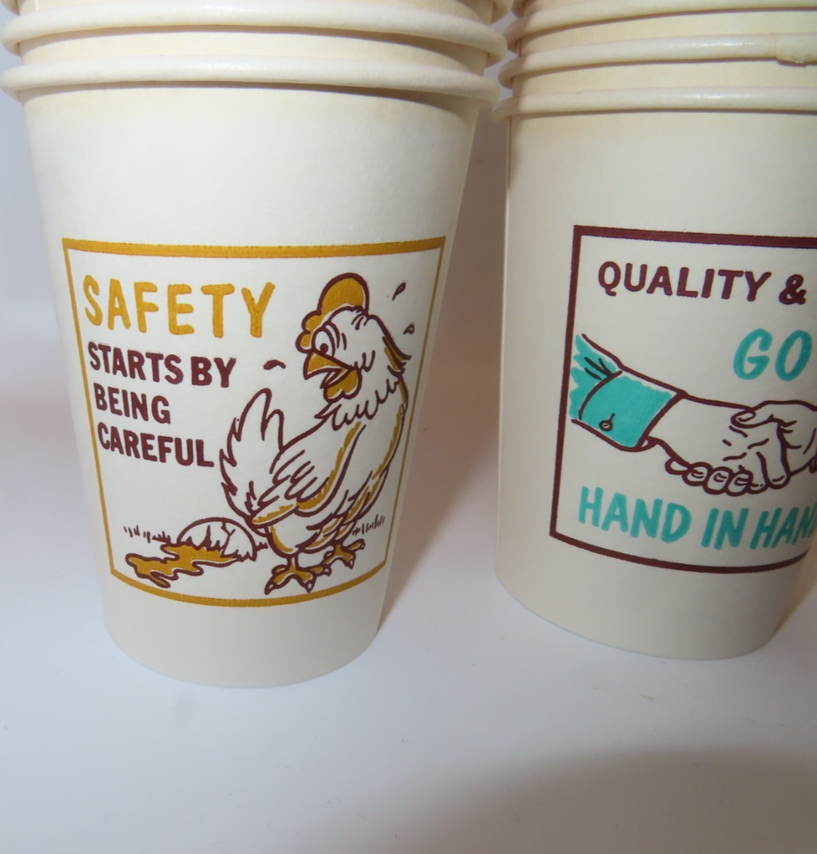 NOS 400 FORD Auto VINTAGE VENDING MACHINE Hot DRINK paper CUPS with ...