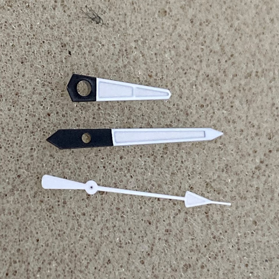 Orange/White Watch Hand Needle With Luminous Effect For NH35/NH36 Watch ...