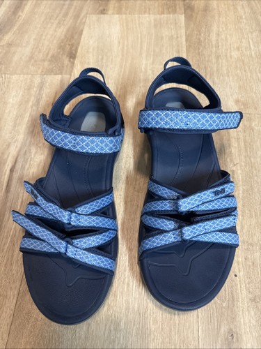 Blue Webbed Strap TEVA Tirra HIking 4266 Open Toe Slingback Sandals ...
