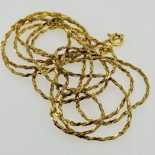 14K Italy Yellow Gold Chain 30"; 2.89g approximately | eBay