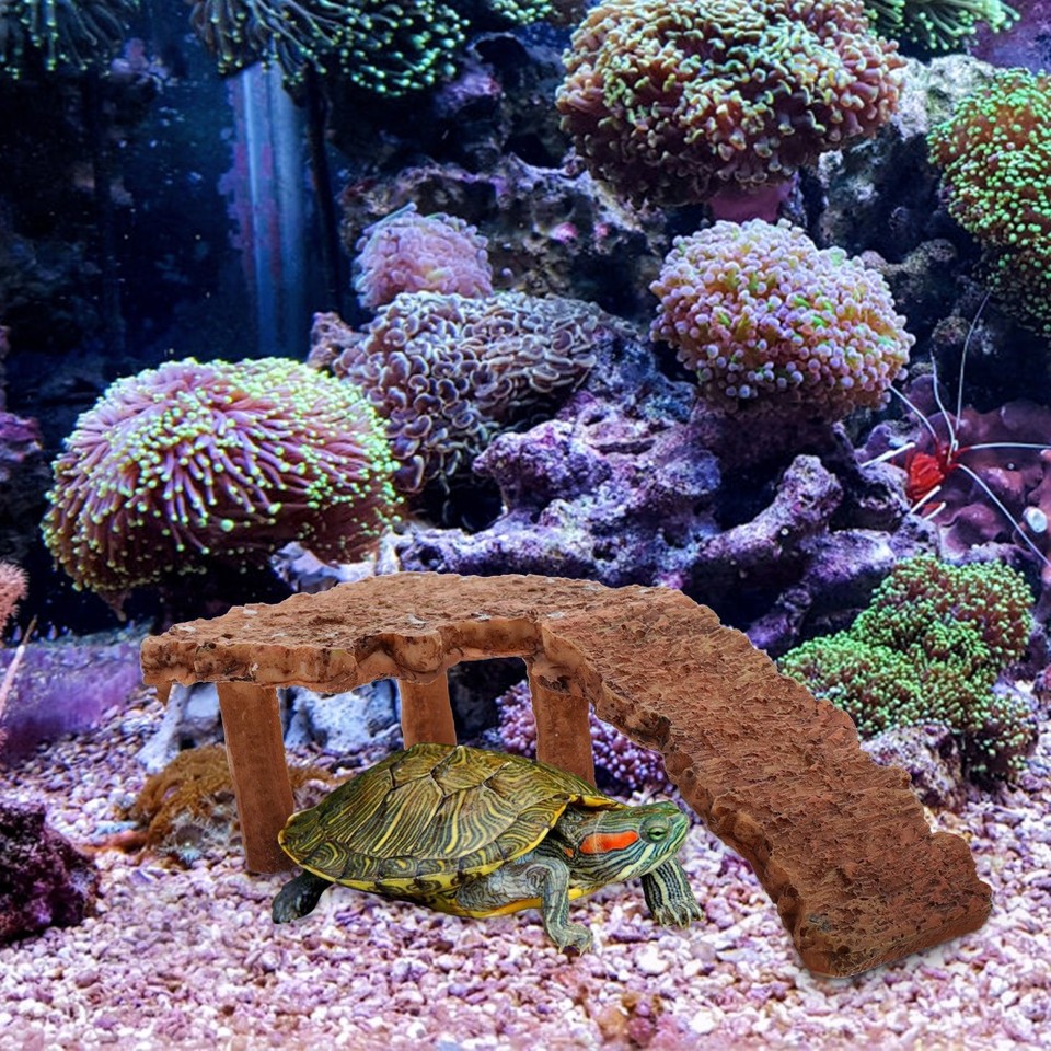 Turtle Platform Terrace Basking Rock Rocks Turtles Tank Decor ...