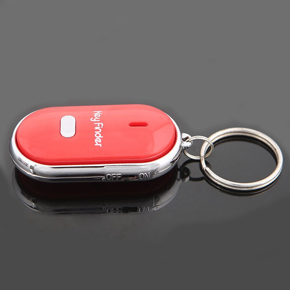 Outdoor Whistle Keyring Keychain Tracker LED Key Finder Anti-Lost Sound ...