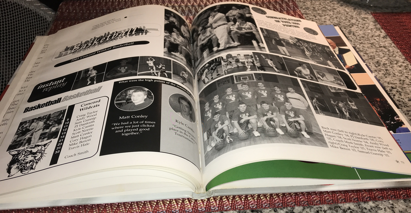 2003 Concord School Yearbook - Mostly High School Grades - Concord ...
