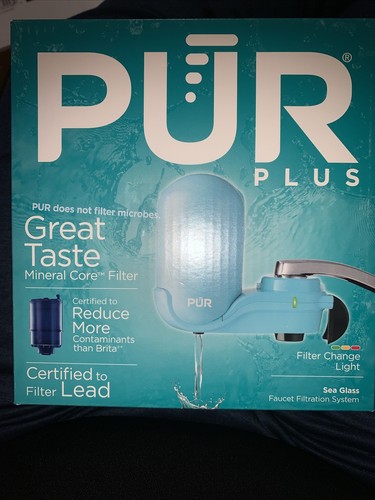 Pur Plus Mineral Core Faucet Filtration System FM2700G Sea Glass | eBay