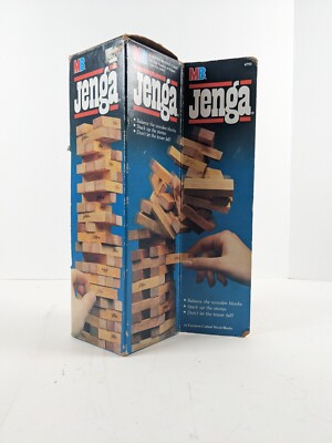 Jenga Classic Game 1986 Brand Complete Original Vintage fast same day ...