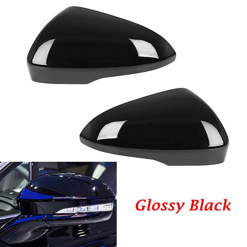 1Pair Gloss Black Door Wing Mirror Cover Replacement Fits Ford Fusion ...